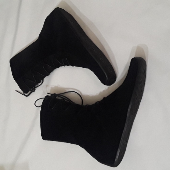 Jamie Mascaro | Shoes | Vintage Jamie Mascaro Suede Laceup Mid Calf ...